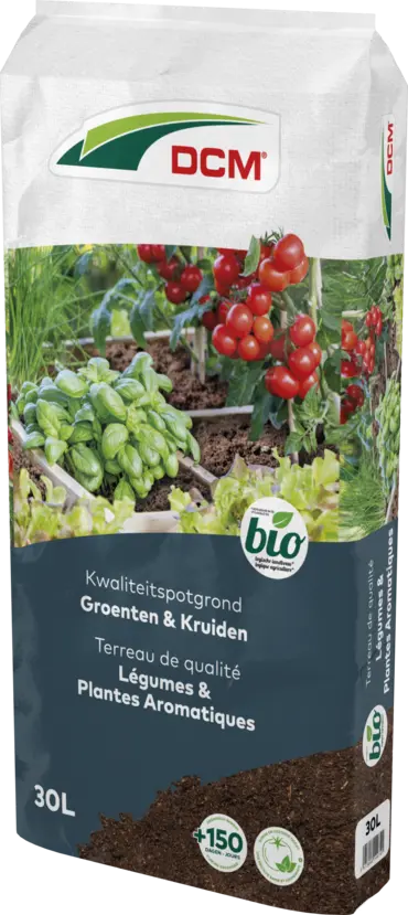DCM Potgrond Groenten & Kruiden 30 L - Hendriks Plantencentrum in Kessel